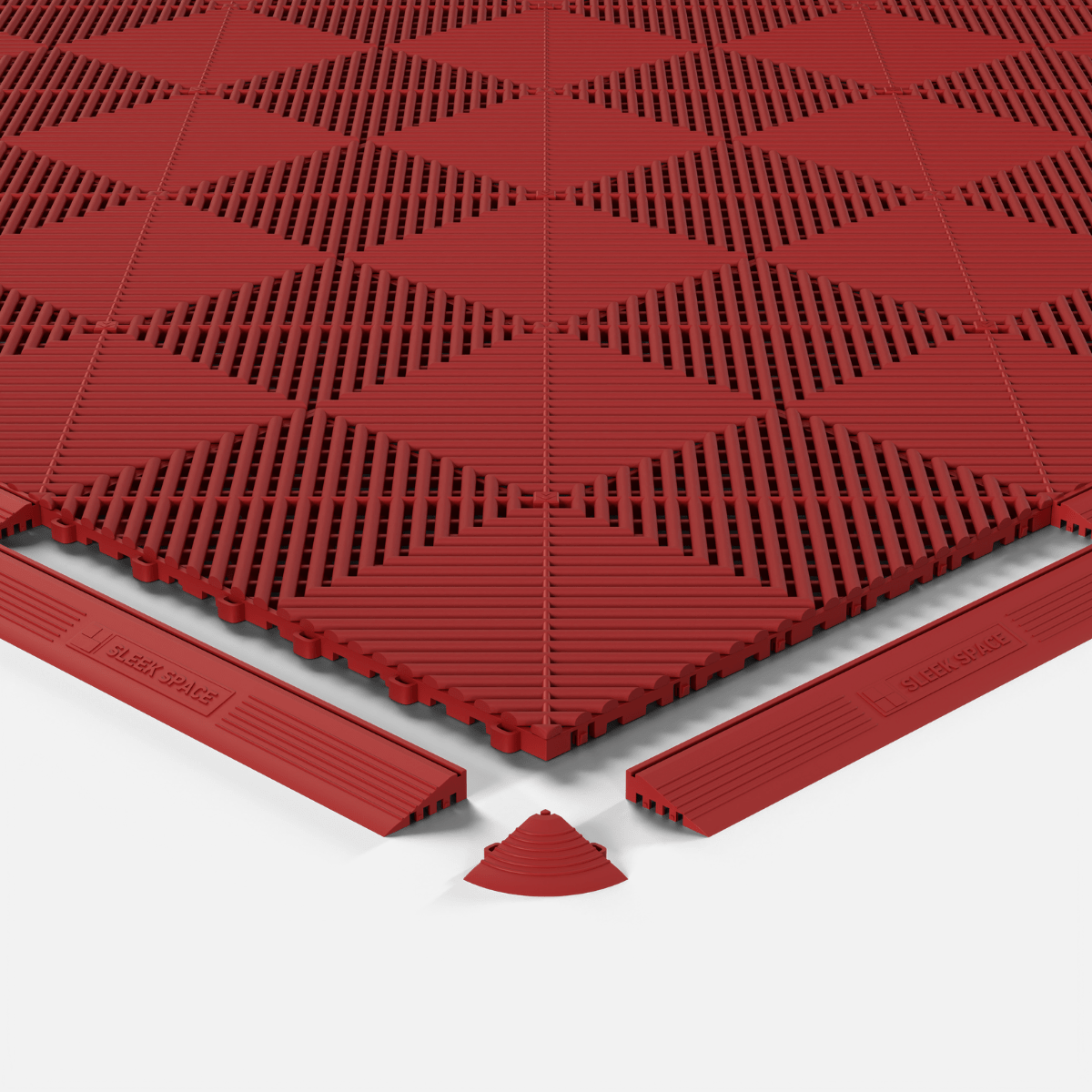 ULTRAEDGE™ Ramps, Crimson Red (4-Pack) | Sleek Space