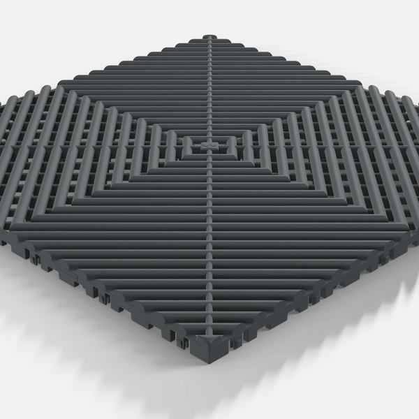 ULTRAGRID® Garage Floor Tiles, Stealth Grey (16-Pack) – Sleek Space