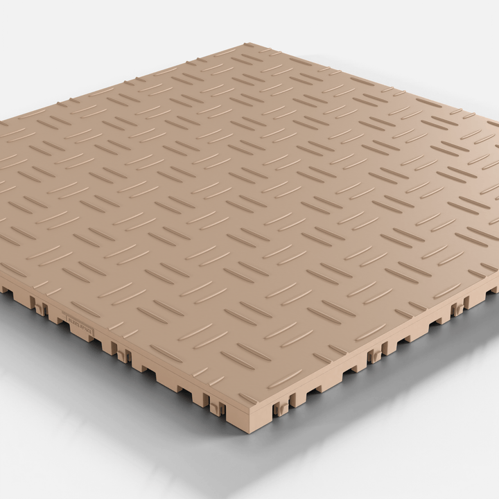 ULTRATUFF™ Garage Floor Tiles | Solid Diamond-Tread Modular Flooring – Sleek Space