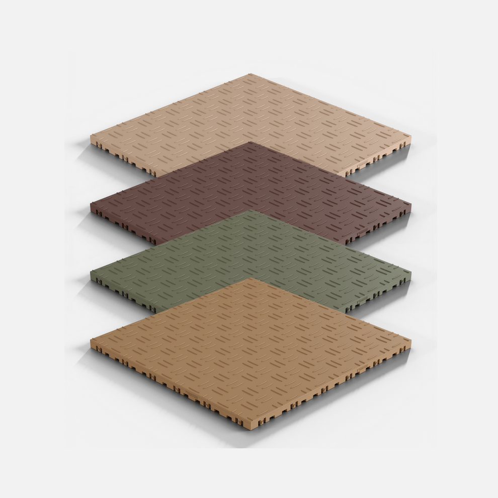 ULTRATUFF Garage Tile Sample Pack, Earthy Naturals – Sleek Space