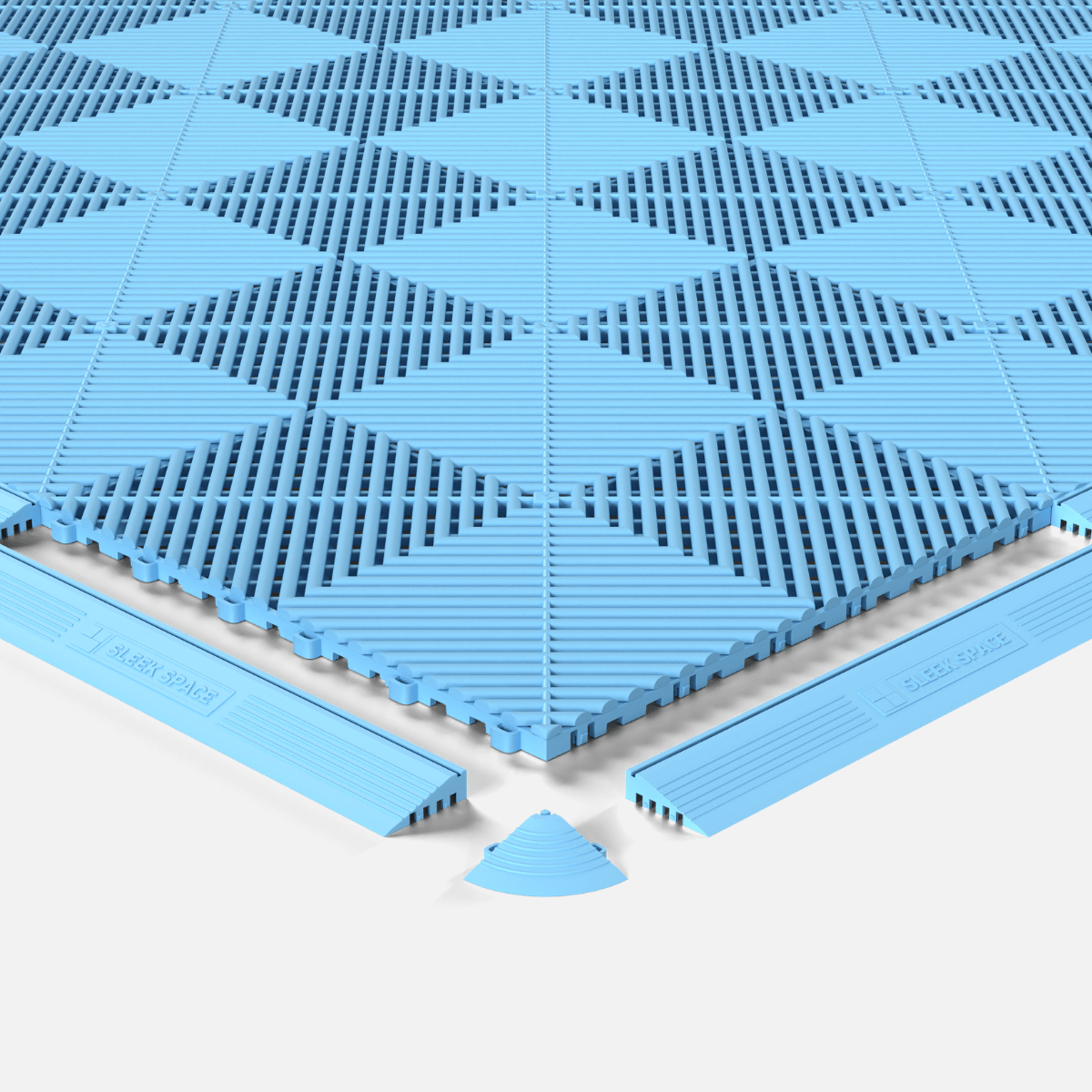 ULTRAEDGE™ Ramps, Gulf Blue (4-Pack) | Sleek Space